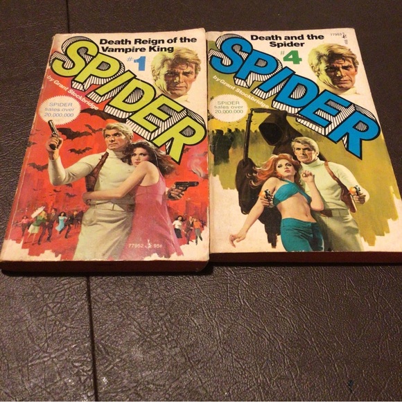 Paperbacks | Other | Spider 4 Death Reign Of The Vampire King Death Of ...